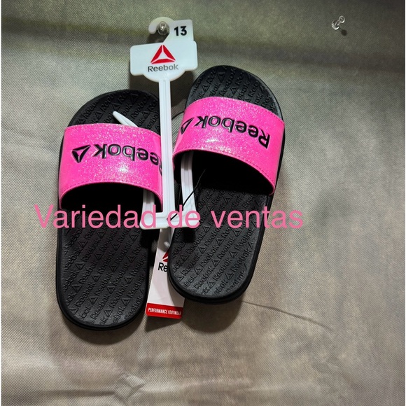 Reebok | Shoes | Reebok Dual Density Slide Girls Sizes 3 | Poshmark